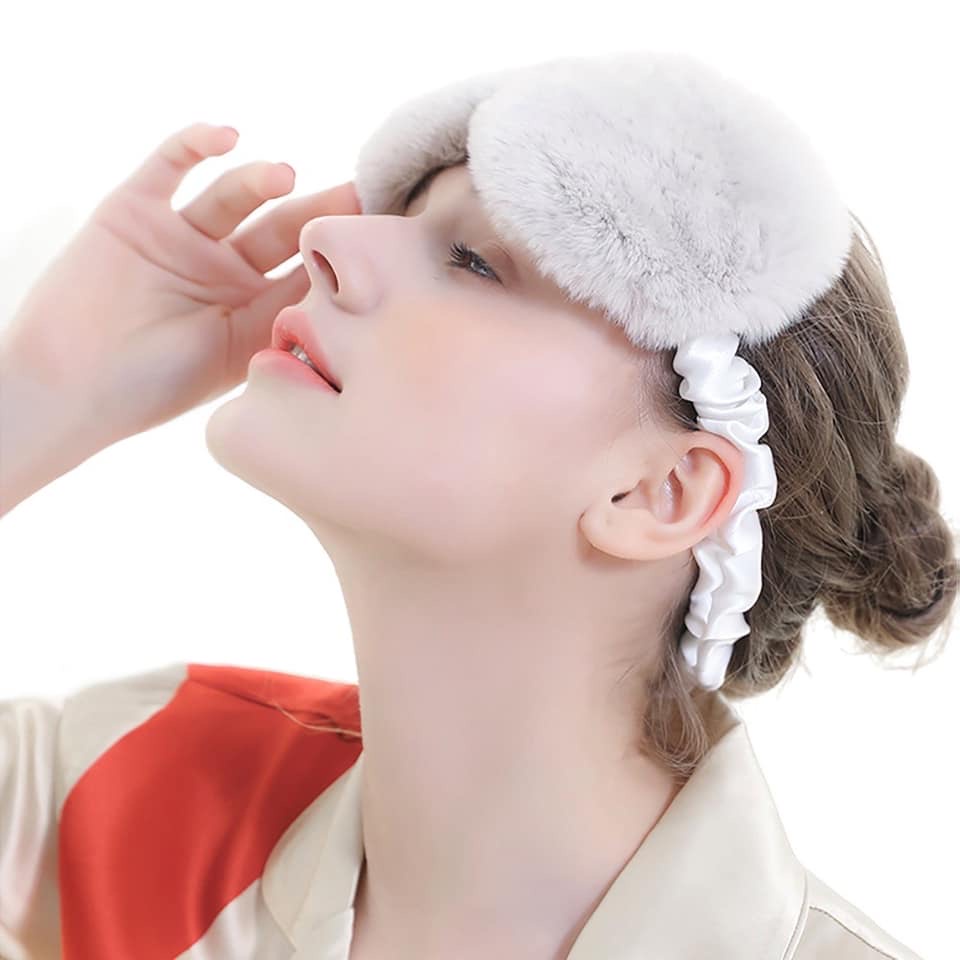 Soft Plush Eye Masks Cute Cloud Eye Cover Plush Eye Cover Sleeping Mask ...