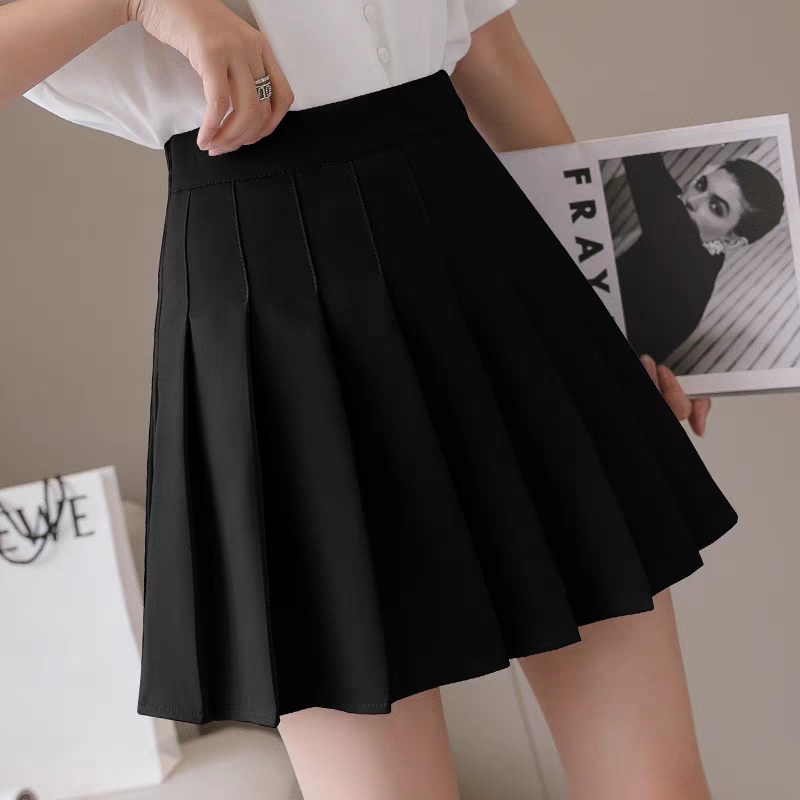 Women's Palda Skirt Highwaist Slim Pleated Style Daily Outfit JF376 ...