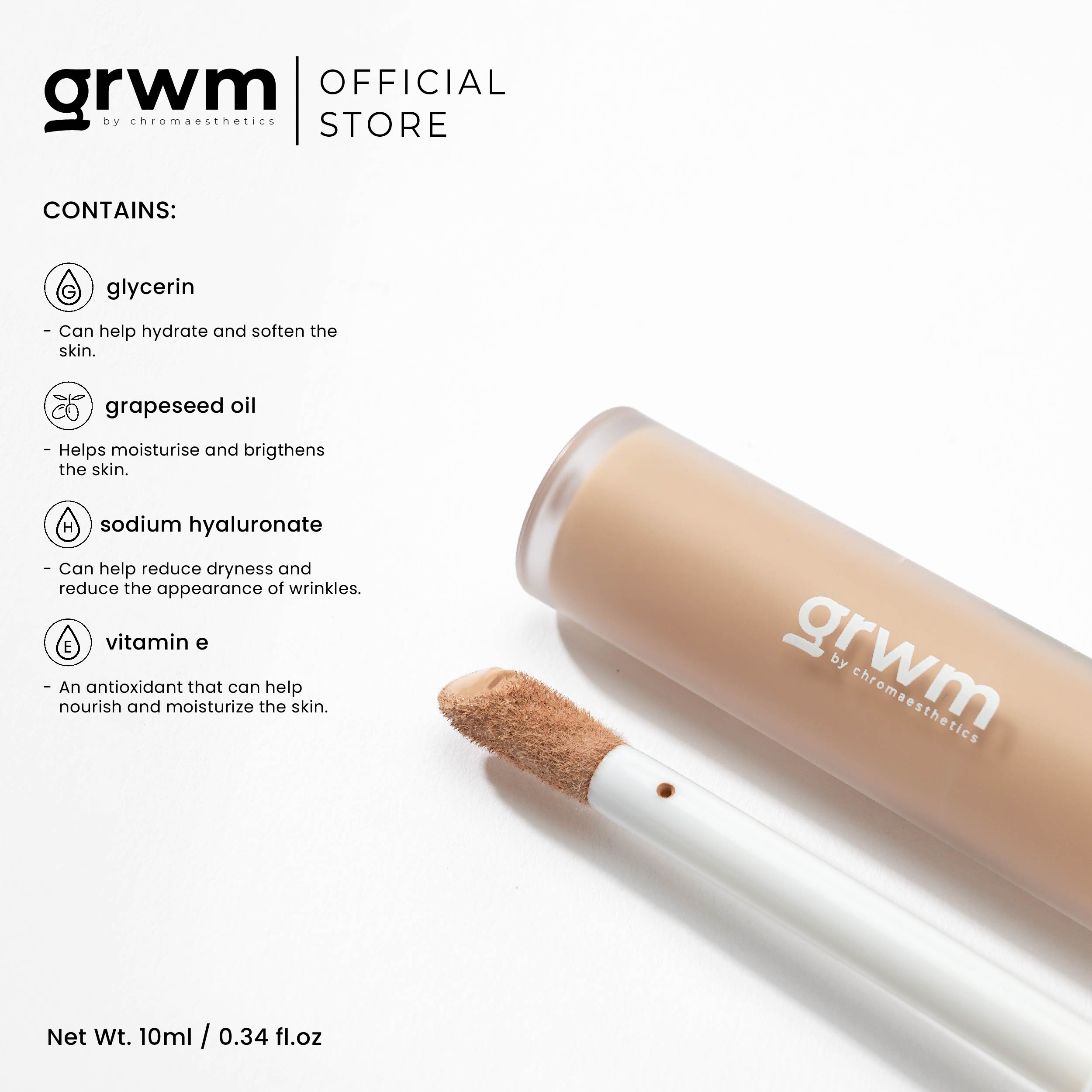 GRWM Cosmetics Radiance Tint Multiuse Base - Concealer | Shopee Philippines