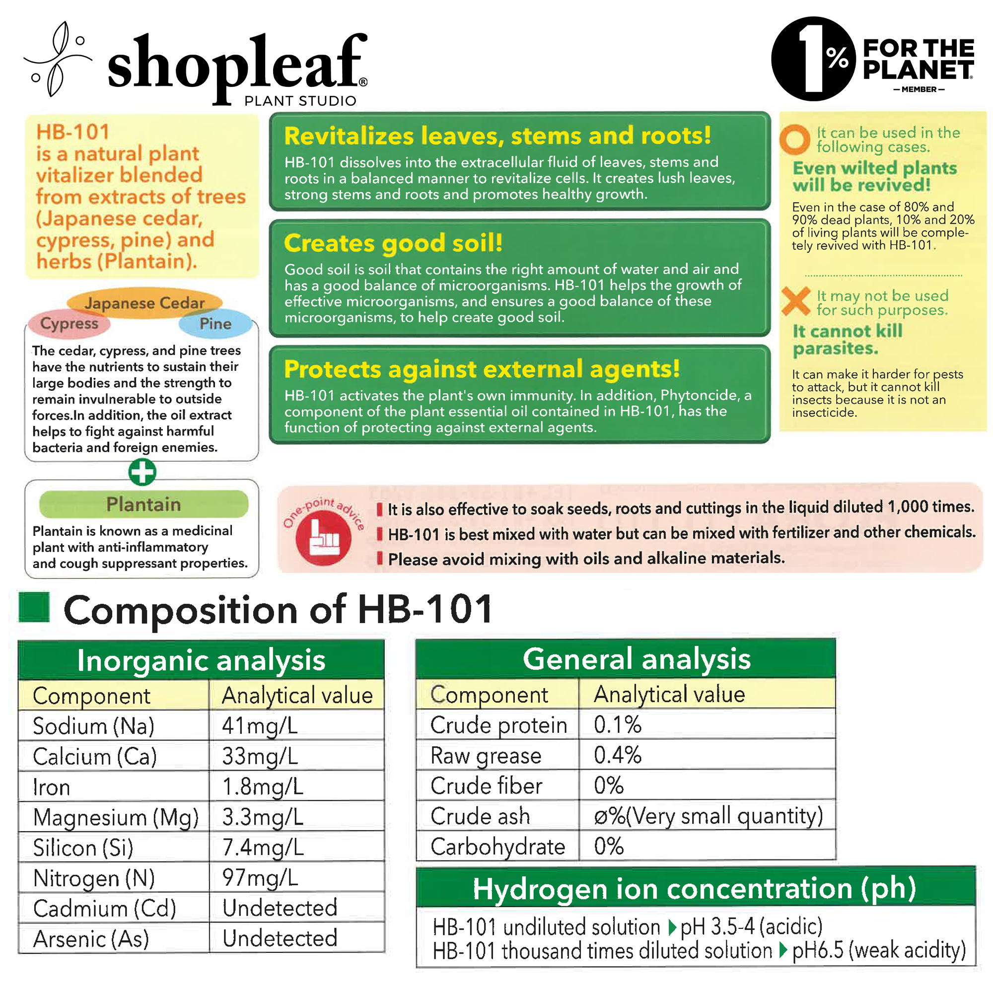 HB-101 Plant Vitalizer Granules (Organic & Non-Toxic Soil Granules ...