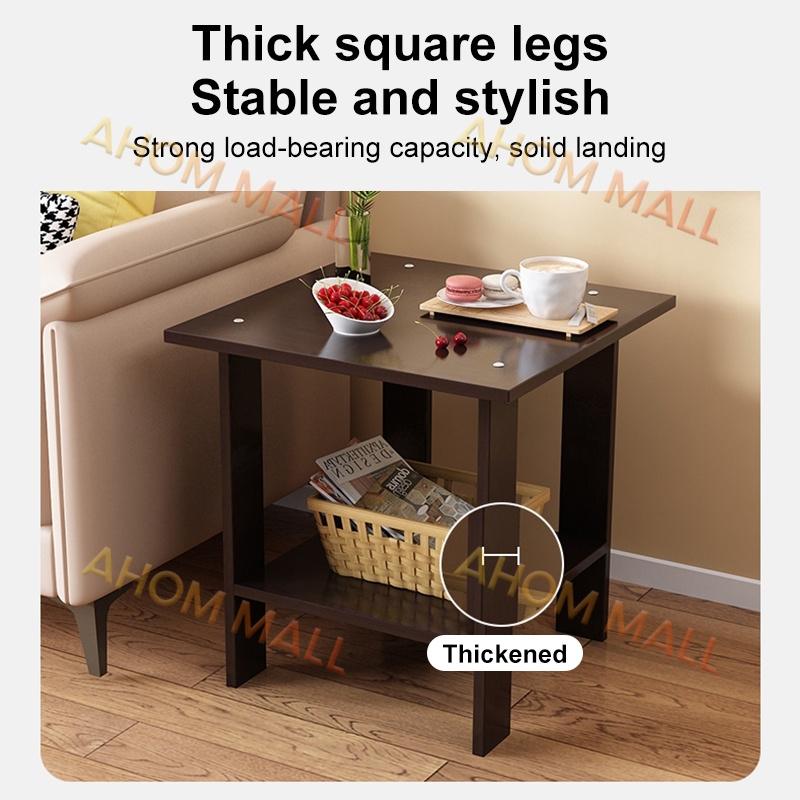 Nordic Bedside Table Small Square Desk Coffee Table Simple Sofa Side ...