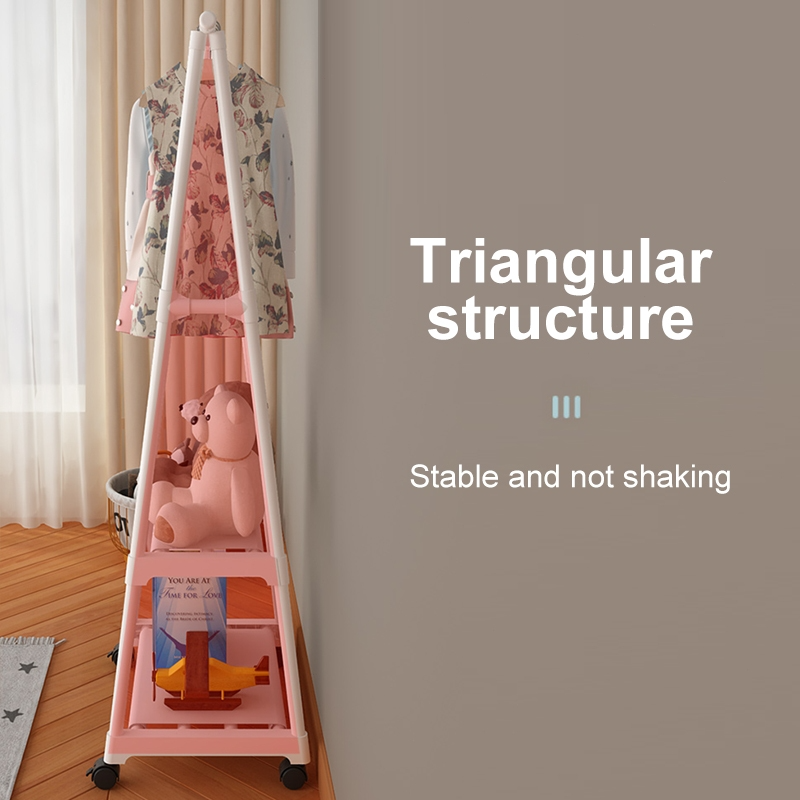 Clothes Organizer Triangle Clothes Rack Hanging Cabinet For Clothes ...