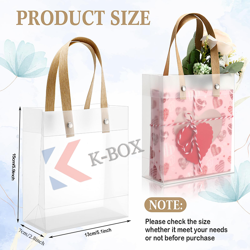 PVC Loot bag Small gift bagBbags for gifts Clear paper bag PVC hand bag ...