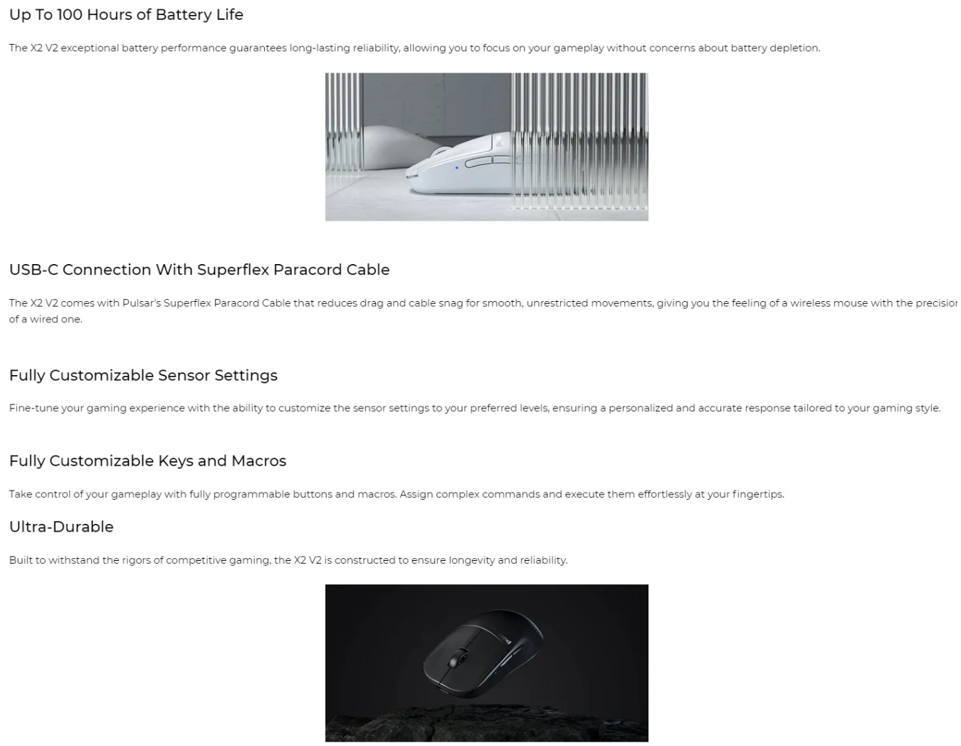 Pulsar X2V2 Symmetrical Wireless Gaming Mouse Size 2 (Red) (PX2223 ...