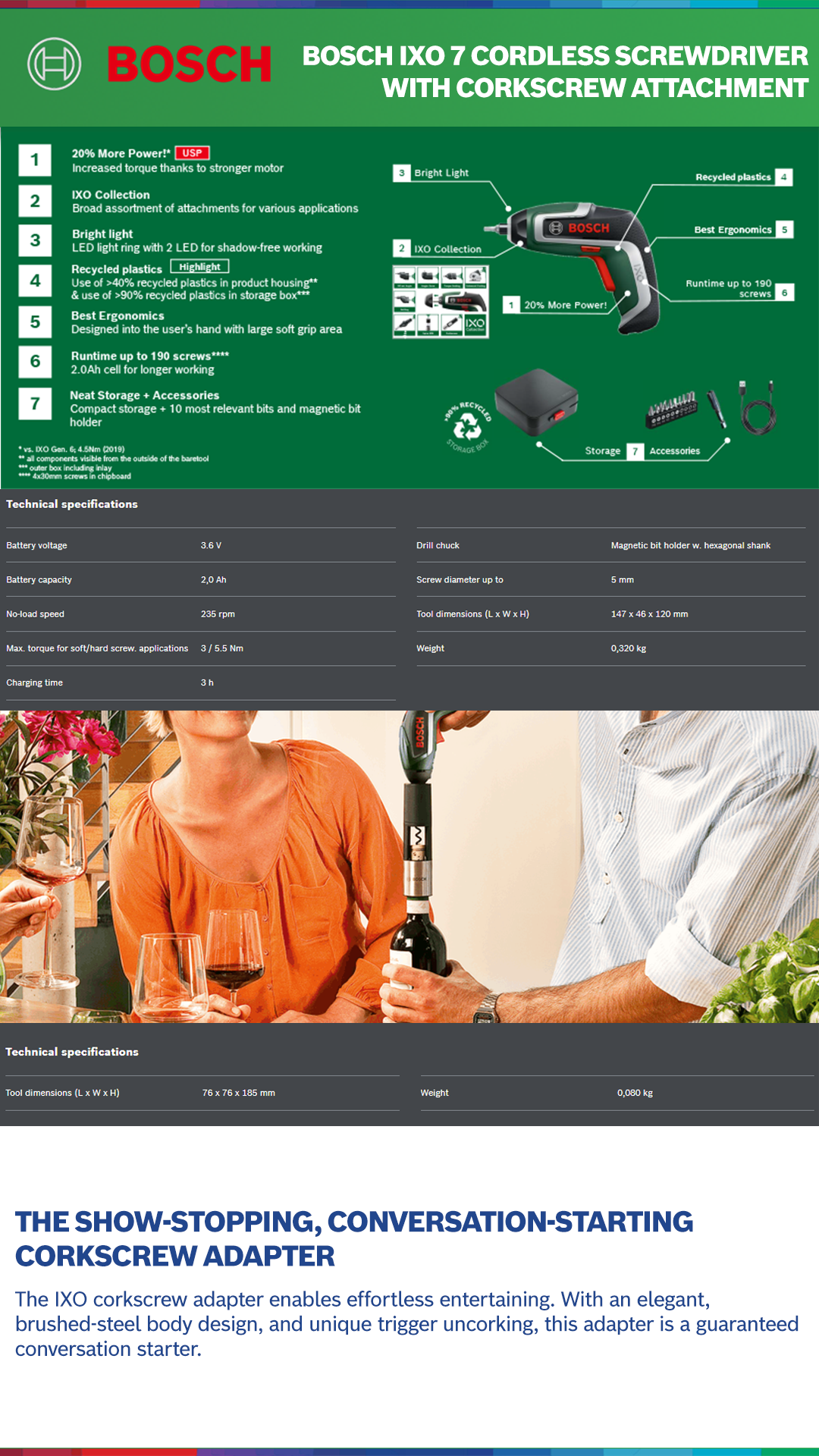 Bosch IXO 7 Cordless Screwdriver | Shopee Philippines