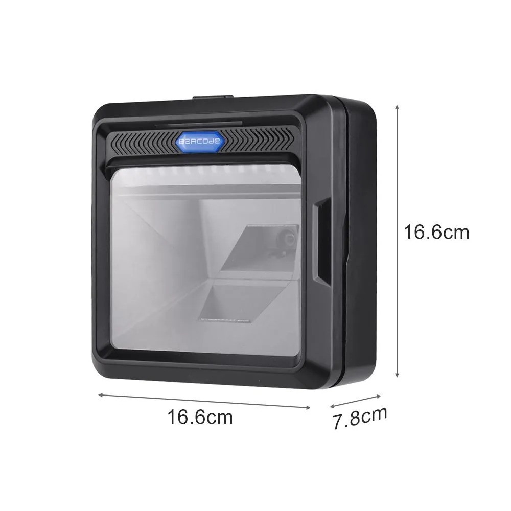 LogicOwl POS Counter Flatbed 1D 2D Barcode QR Code Scanner for Desktop System & Components ...