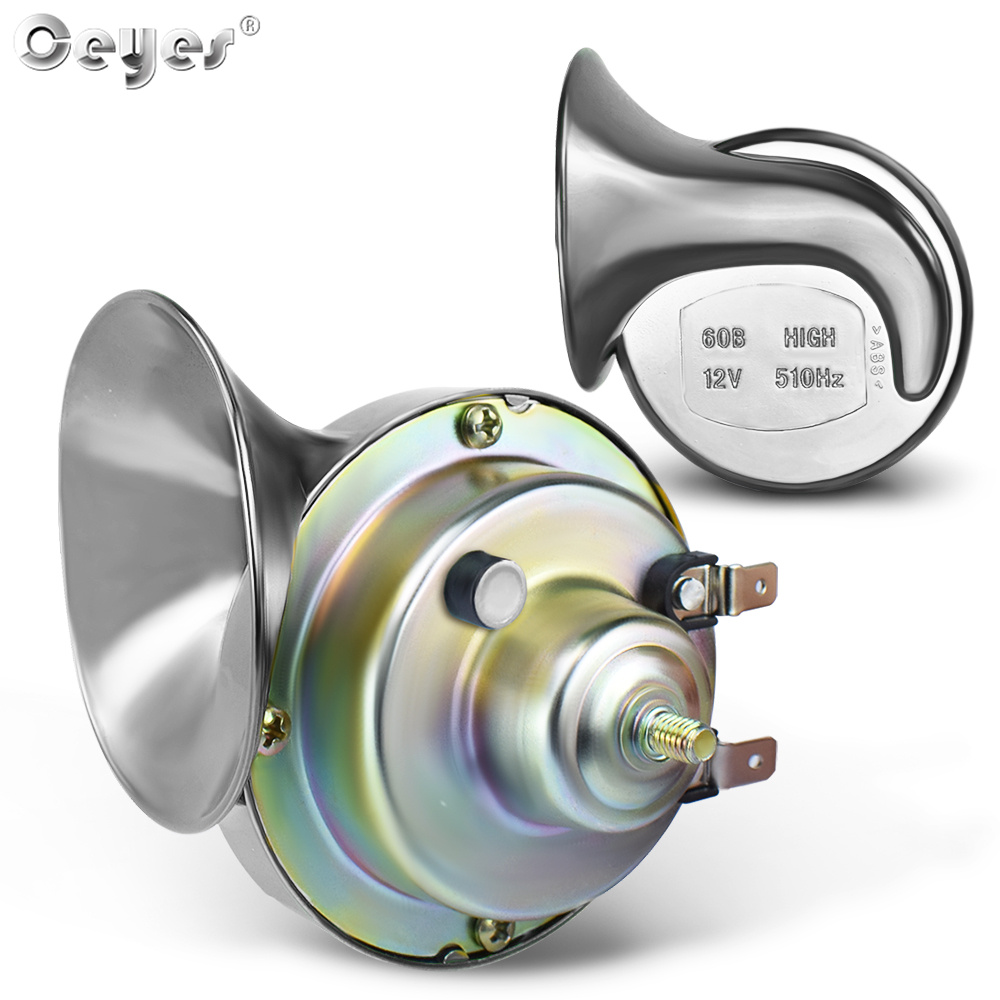 Ceyes 12V Car Snail Horn Universal Super Train Horn Loud Auto Vehicle ...