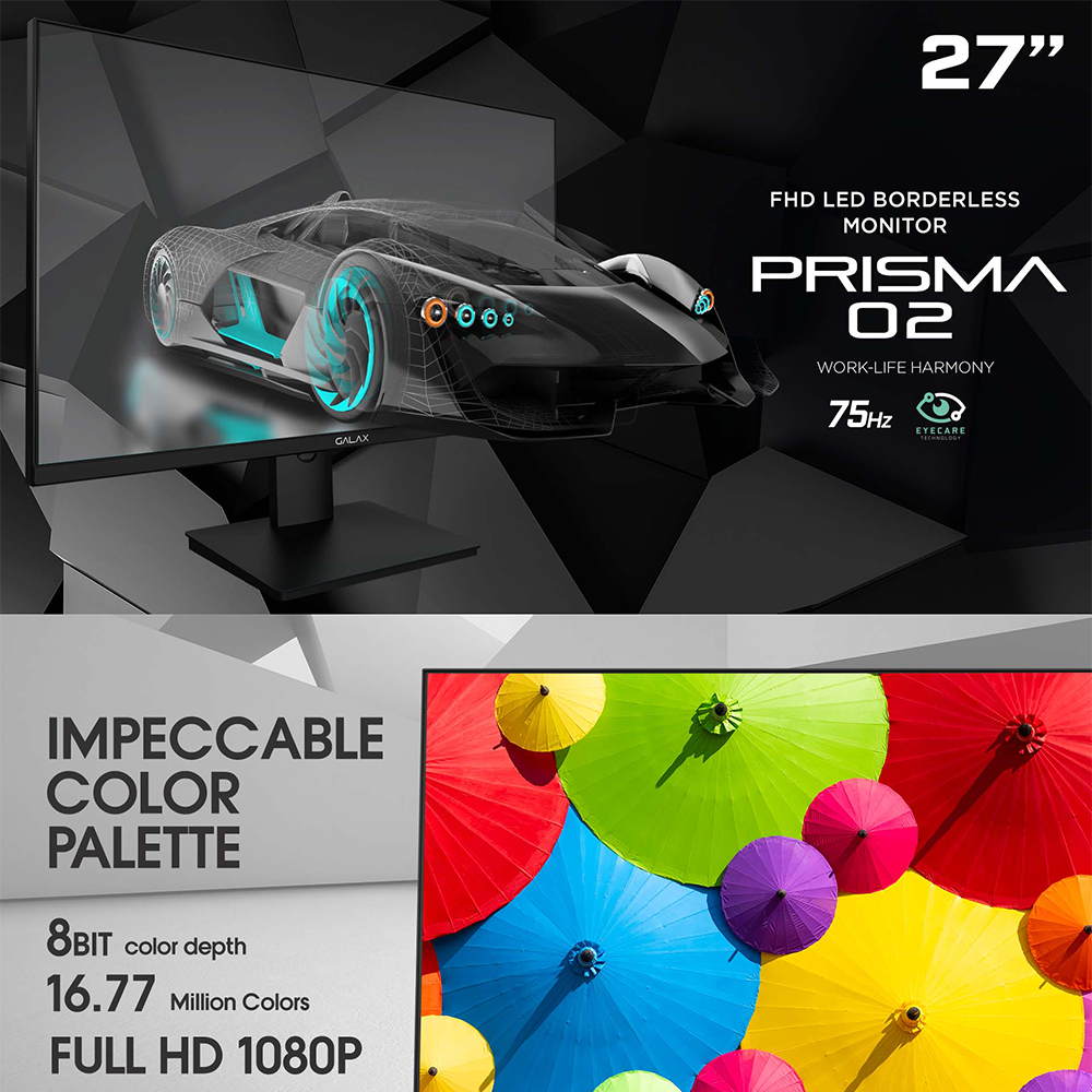 EasyPC | GALAX Prisma PR-01/PR-02 75Hz monitor gaming| G-Sync FHD| VA ...