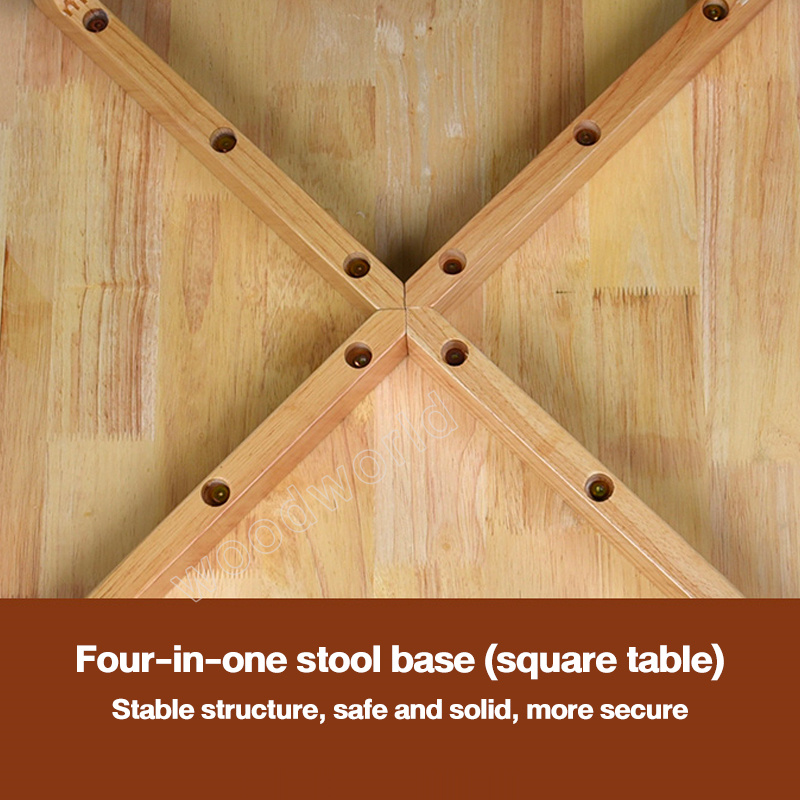 Solid Wood Table Square/Round Table 40/60/70/80 CM Nordic Wooden table Tea table Coffee table ...