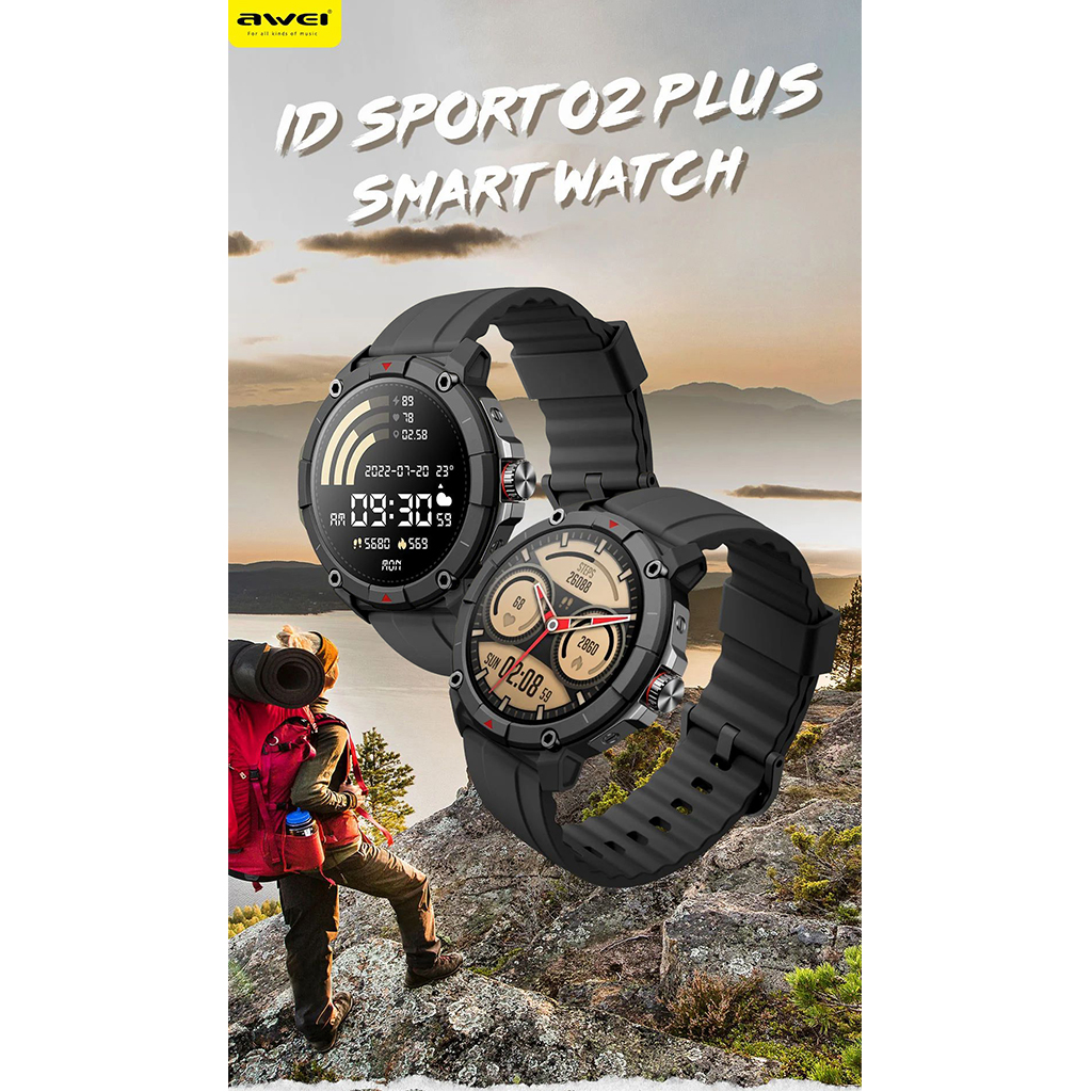 Awei H39 Multi Sports Mode Clock Smartwatch Heart-Rate, Sleep ...