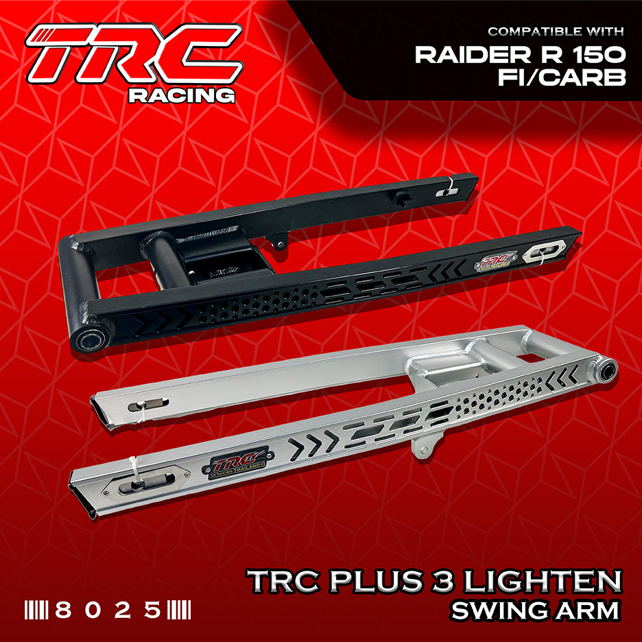 TRC Racing Swing Arm PLUS 3 Lighten Design Thai Concept Raider 150 Carb / Fi Thailand 8025 ...