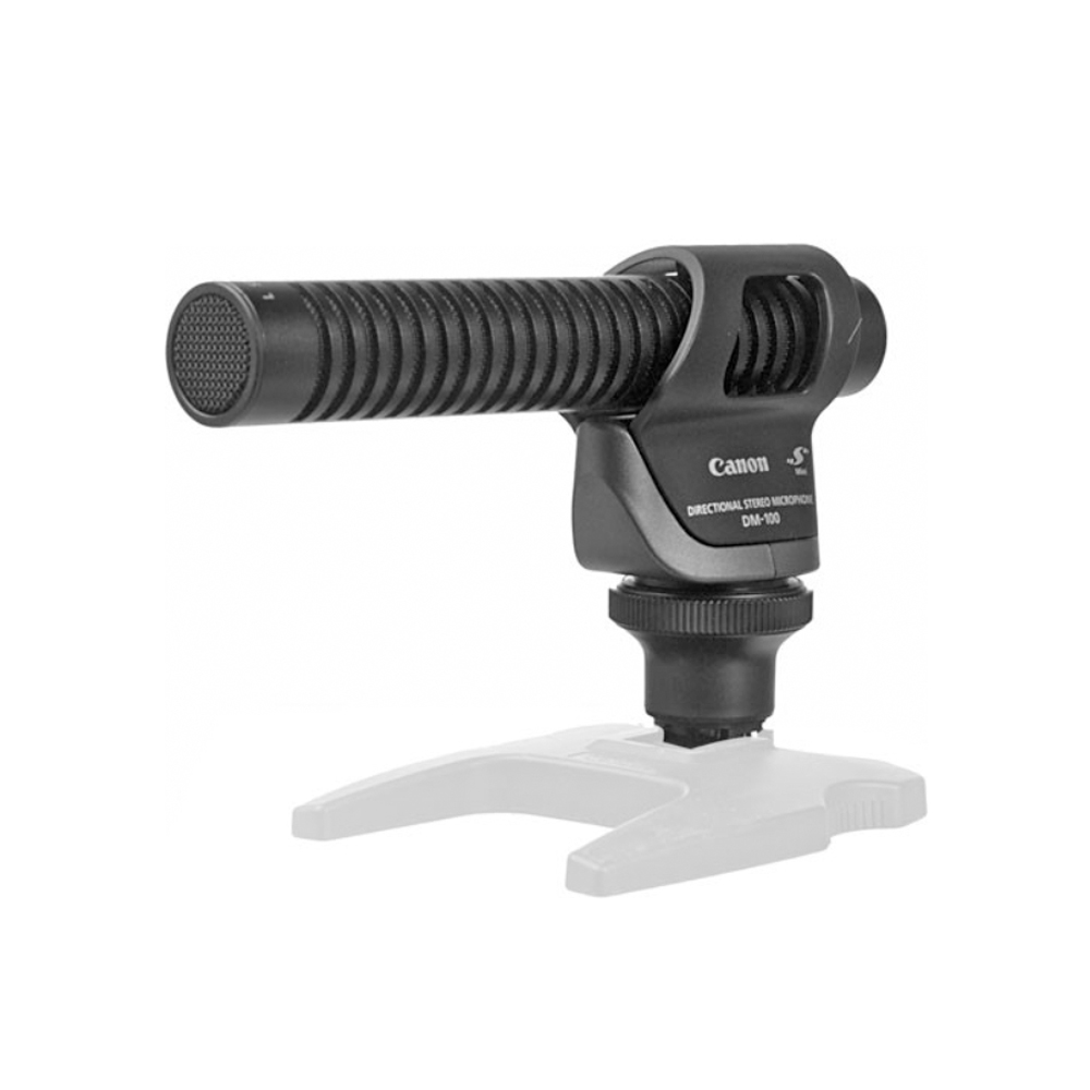 Canon DM-100 Directional Stereo Microphone with Camera Shoe Powered ...