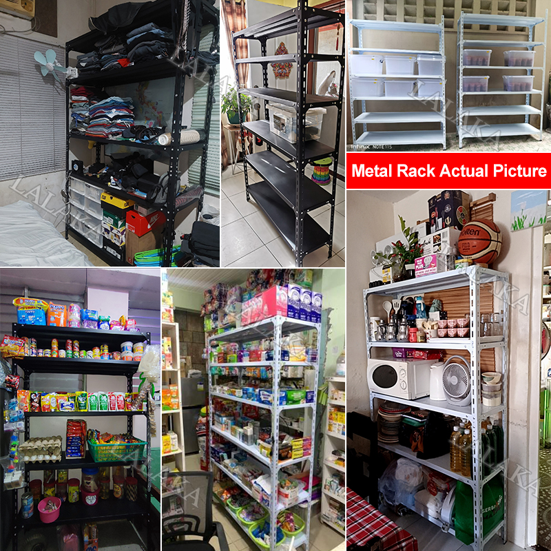 【All Metal】Steel Rack 6/5/4 Layer Metal Rack Organizer Adjustable ...