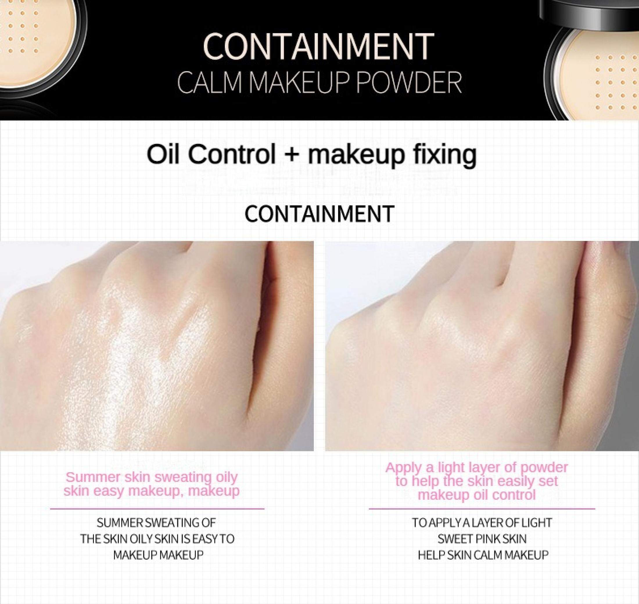 Waterproof Long Lasting Oil Control Loose Powder Sweatproof Oil Control ...