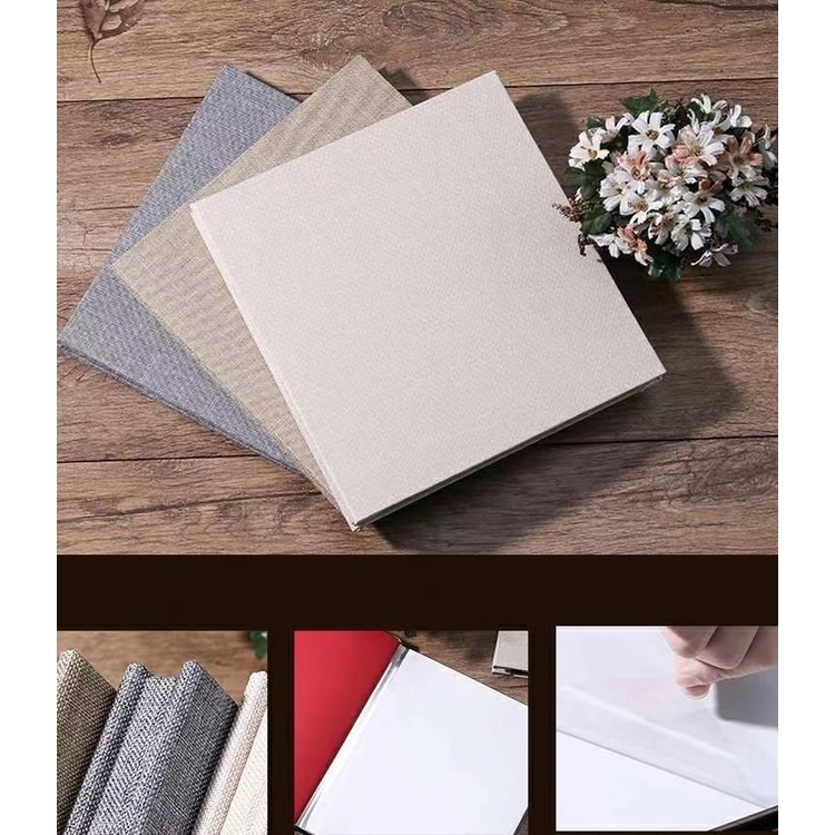 8R /10 Inch Self Adhesive Film Covered Album Manual Picture Album Kid ...