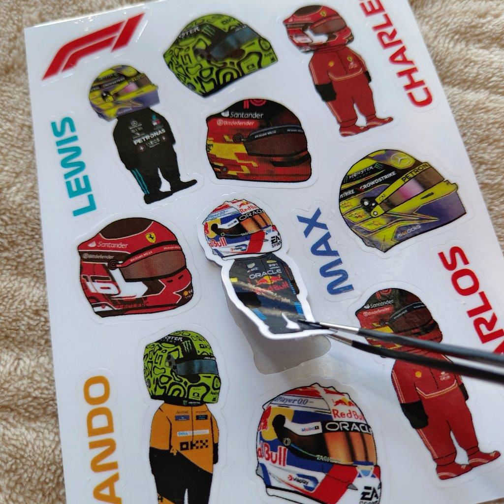 Formula 1 F1 Driver Chibi Sticker Pack (NON WATERPROOF) | Shopee ...