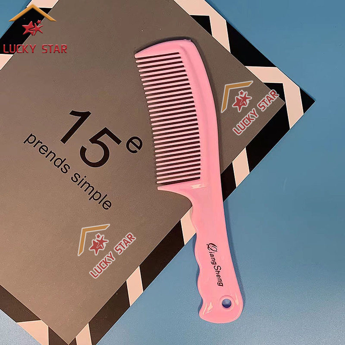 High Quality Colorful Plastic Fine Tooth Hair Comb Suklay For Hygiene ...