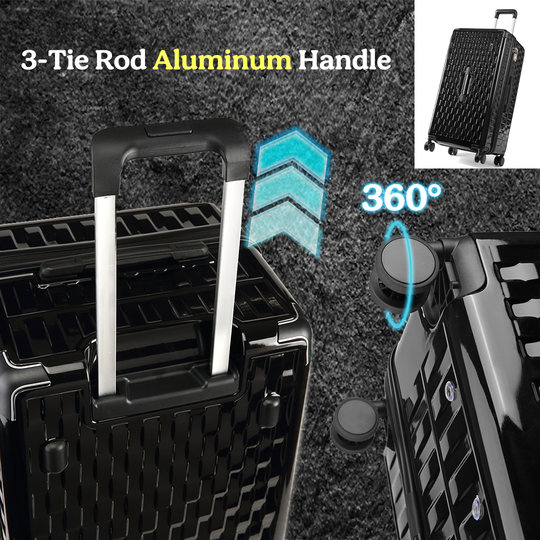 SeaChoice Hardside Luggage with Premium PC Trunk Spinner Wheels, 2 ...