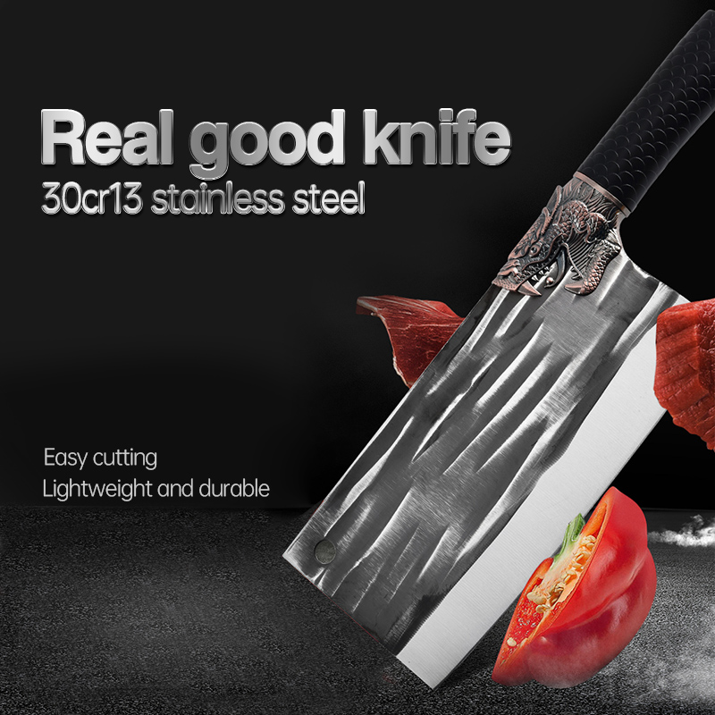 Nipiin Dragon Head Bone Removal Knife Forged Blade Slicing Knife Bone ...