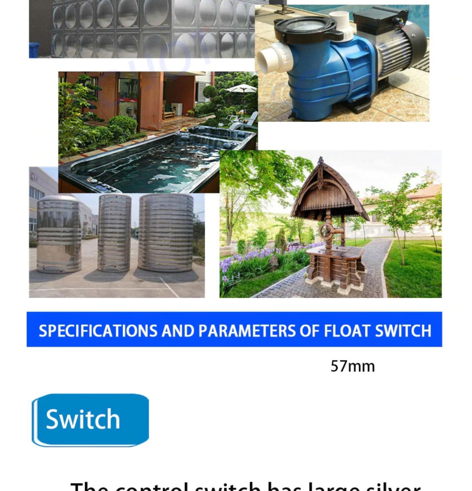 Double Float Suspension Automatic Liquid Level Controller Pump Switch ...