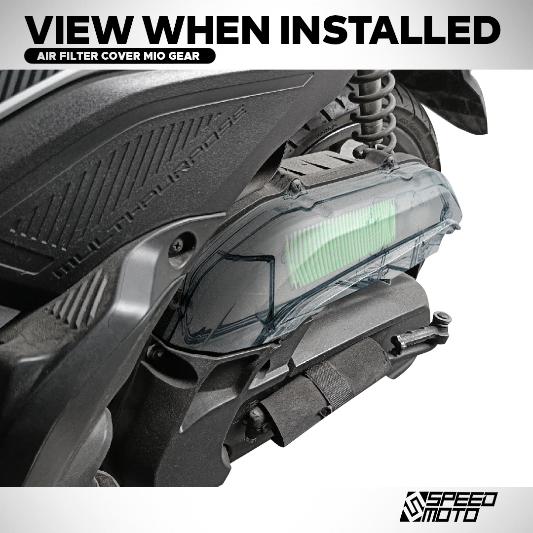 MOKOTO MIO GEAR AIR FILTER WITH PULLEY COVER SET Z-9854 FORGED / Z-9853 ...