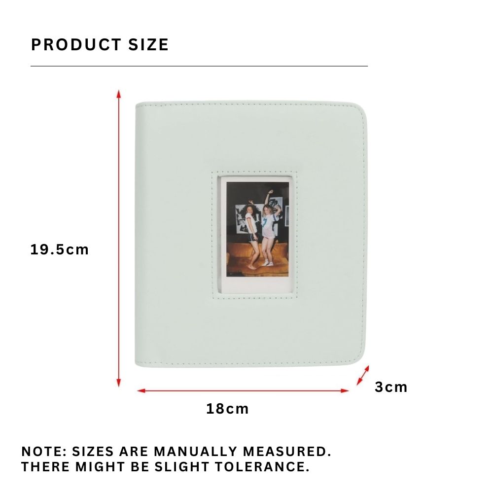 Pikxi AM288 288 Pockets PU Leather Photo Album for Fujifilm Instax Mini ...