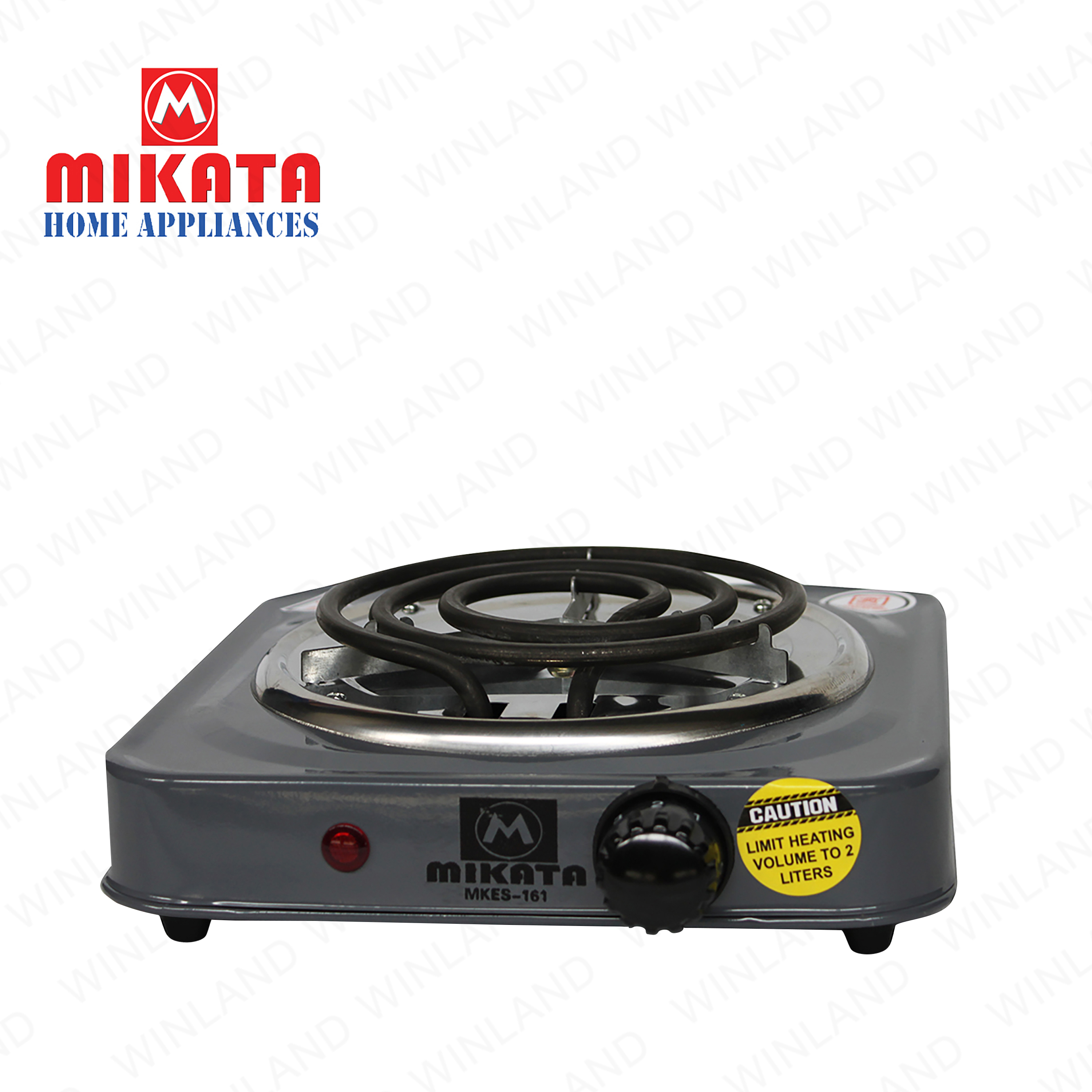 Mikata by Winland Single Burner Electric Stove 230V 1000W Non-Stick Coating MIK-MKES-161 ...