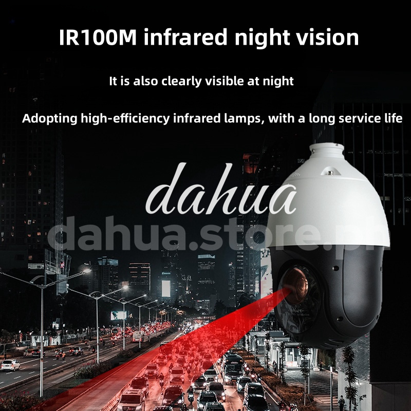 Dahua 2MP 25x Starlight IR WizSense Network PTZ Camera DH-SD49225DB-HNY ...