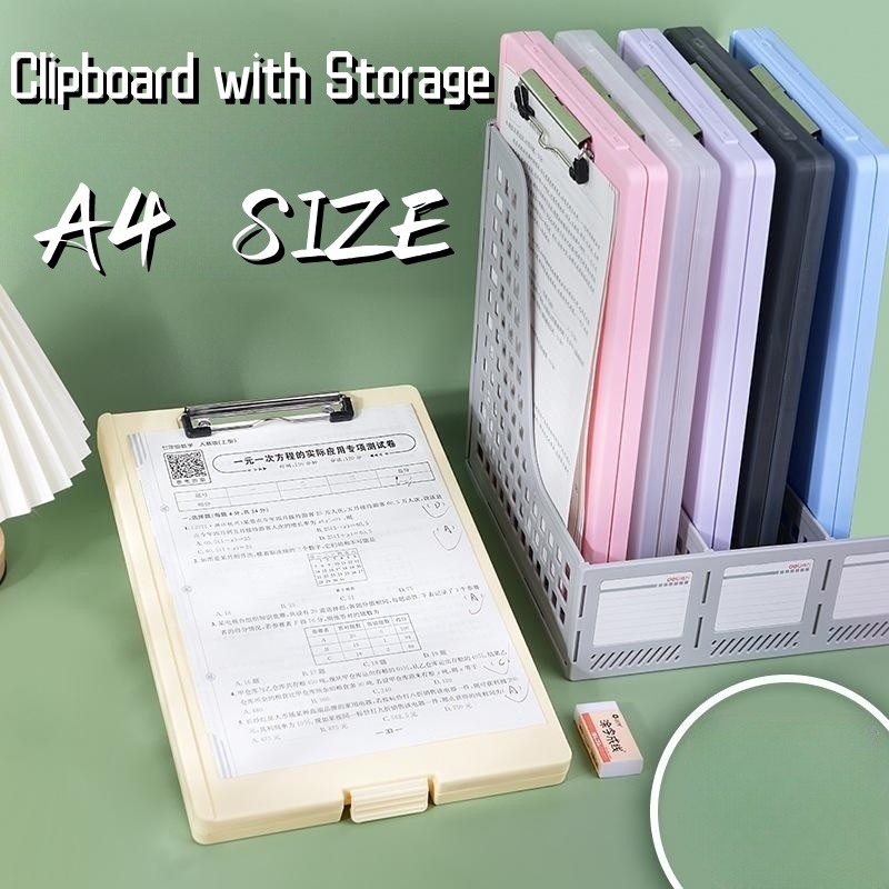 A4 File Cassette Clip Multi-Purpose File Storage Folder Student Large ...