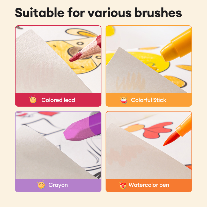 Deli A4 Coloring Book 20Sheets Drawing Book Art Blank Painting Books ...