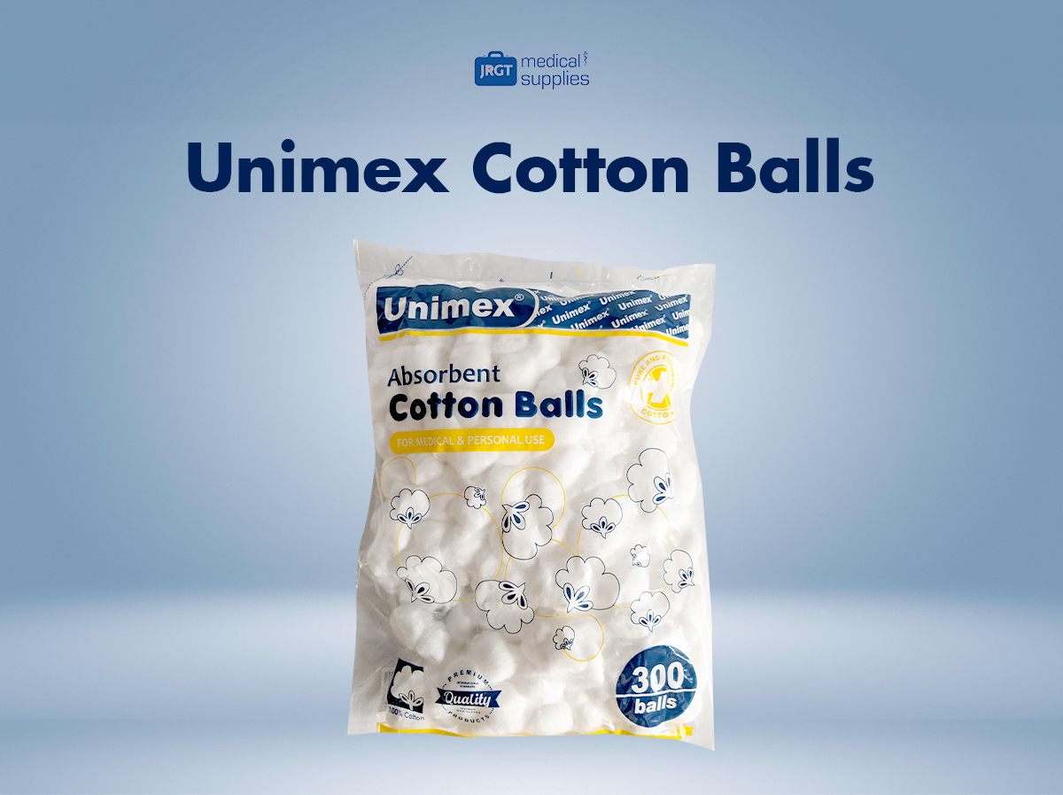 Unimex Cotton Balls 300's | 100% Pure Cotton | Gentle & Absorbent ...