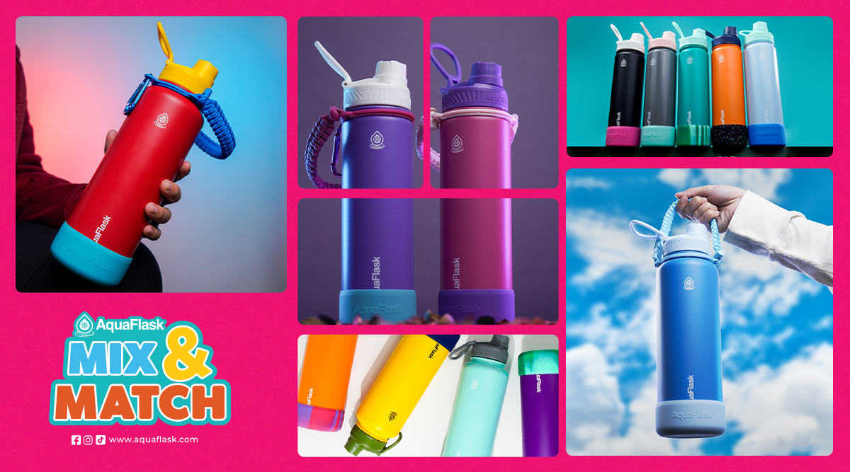 AquaFlask 32oz Mix & Match (Personalized Vacuum Insulated Drinking ...