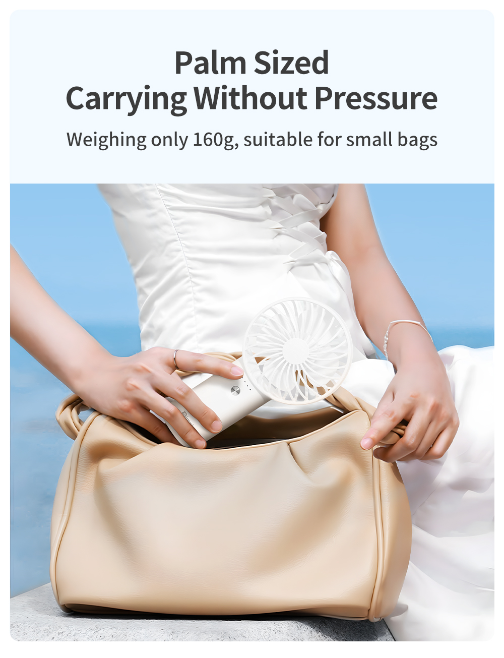 INSSA X Simplus Small Fan Handheld Mini Electric Fan Portable Three ...