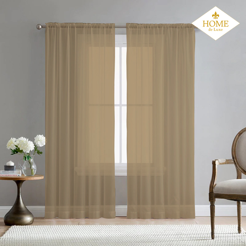 CLEAROUT SALE 1PC Curtain Hotel Quality Sheer Window Curtain Panels ...