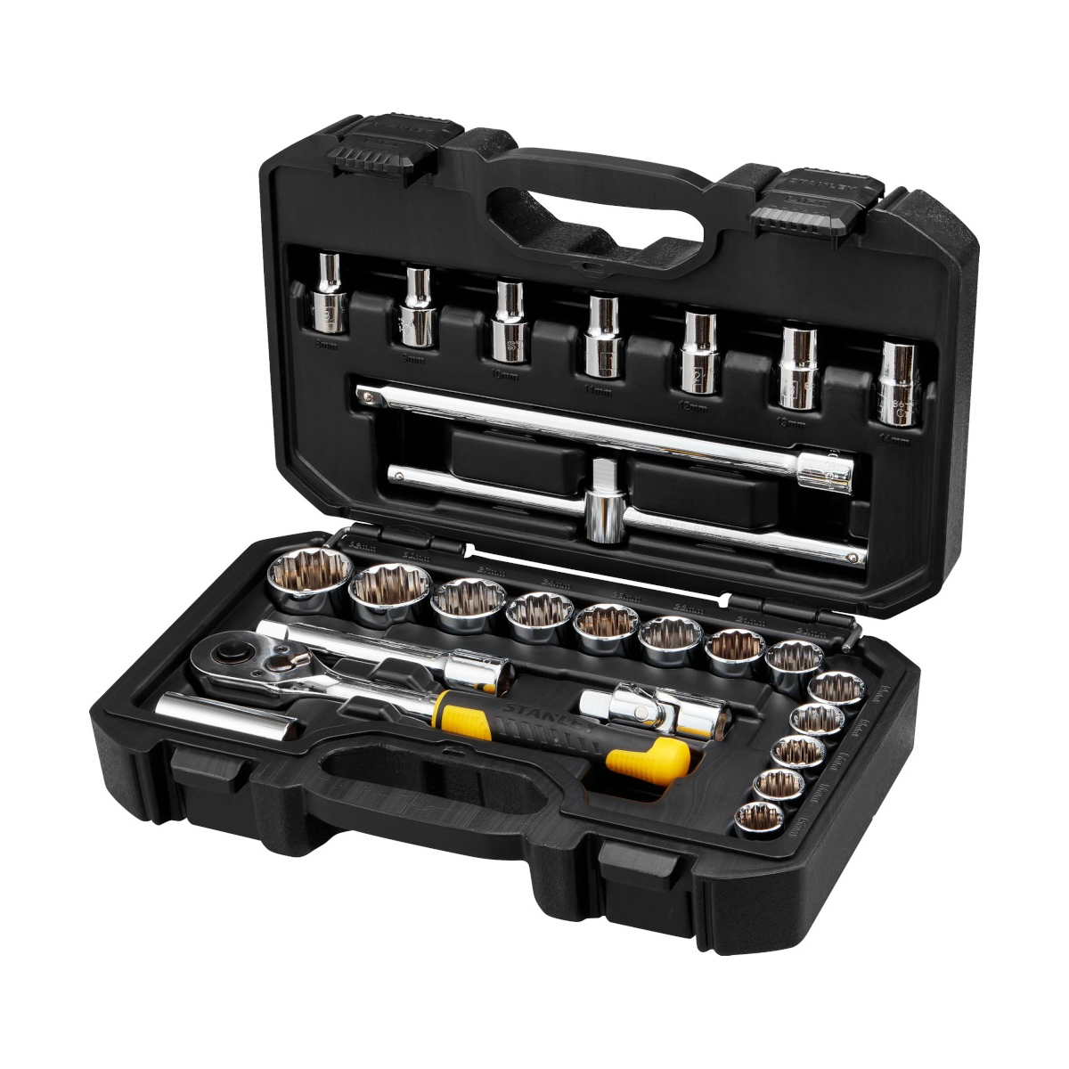 Stanley 45-503 Socket Wrench Set 1/2" DR 26pcs 12PT 8-32mm | Shopee ...