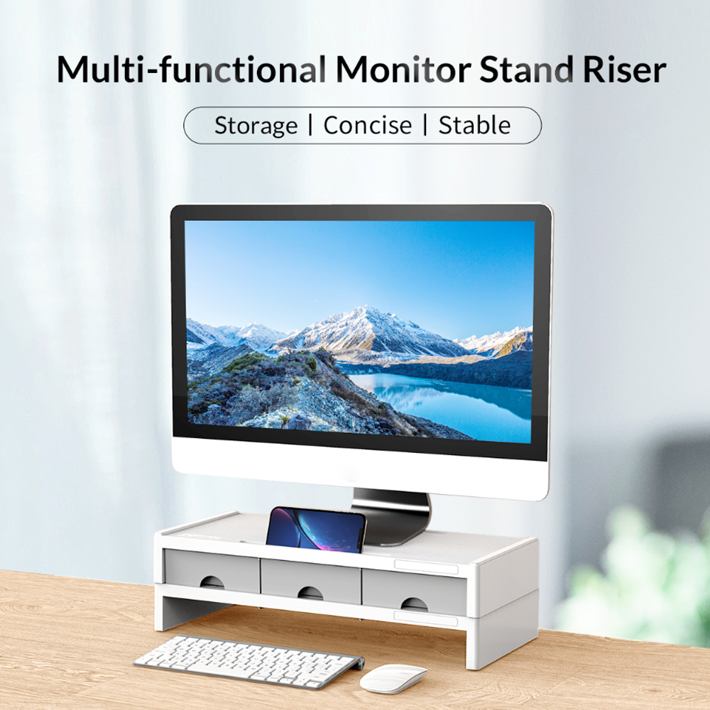 ORICO ABS Plastic PC Monitor Stand Riser (50 x 22 x 7.4cm) / (50 x 22 x ...
