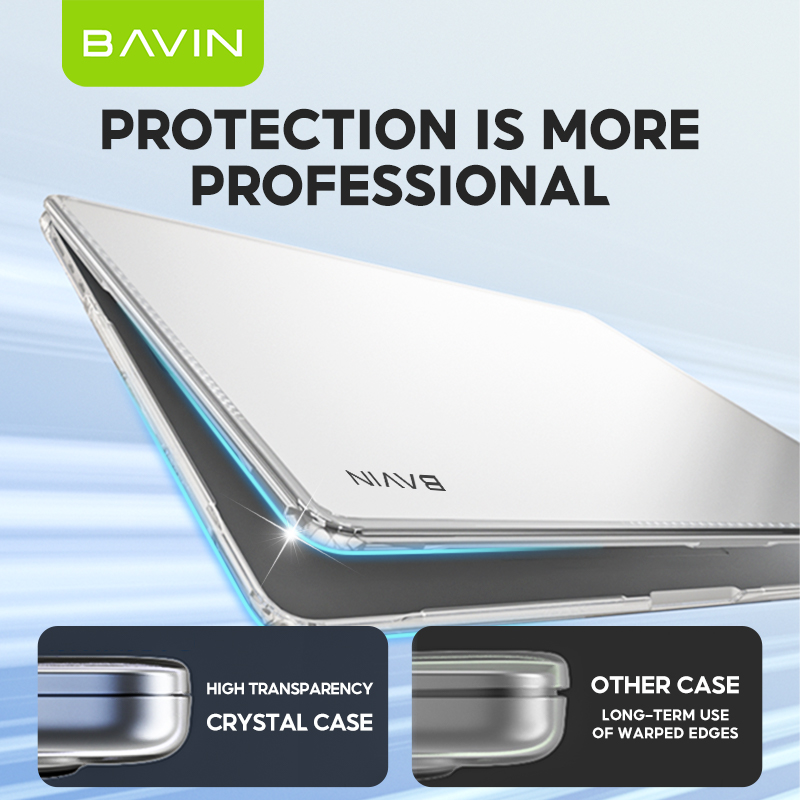 BAVIN C03 Laptop Hardshell Case Transparent Suitable For Laptop Air 13. ...