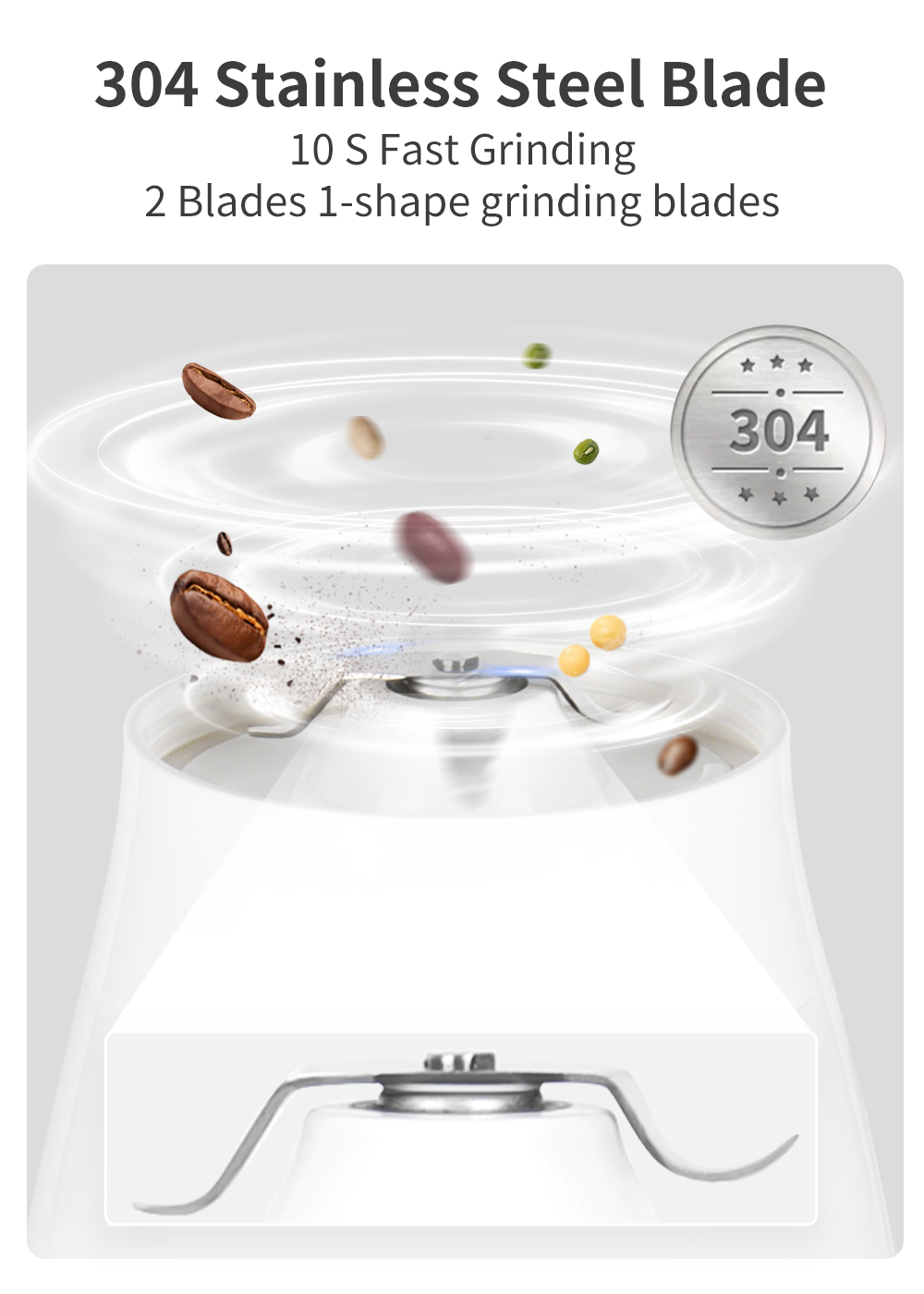 Simplus Multi-functional Chopper Grinder 200ml | Shopee Philippines