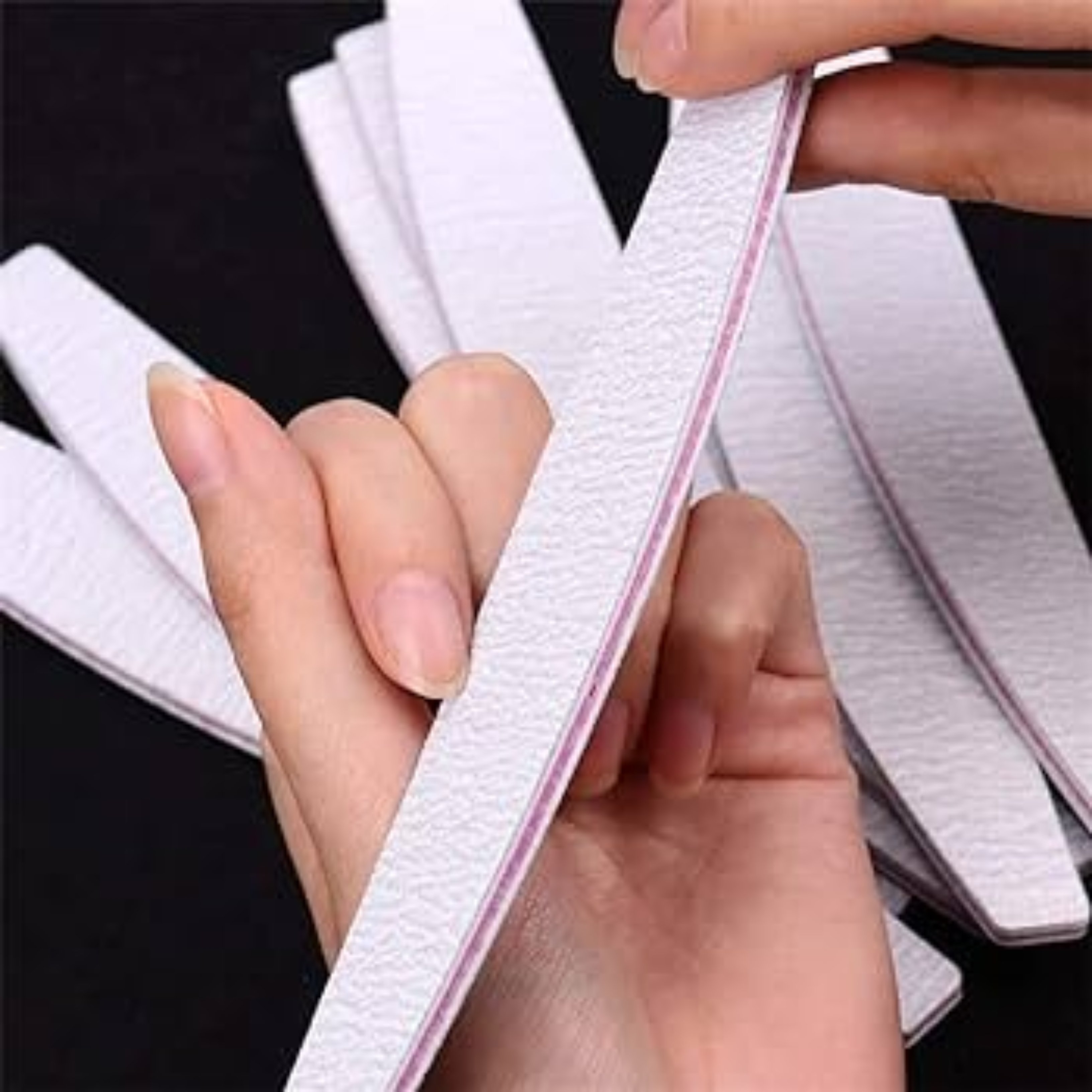 Nail File 100/180 Nail Buffer Polishing Tool Sanding Block Buffing Nail ...