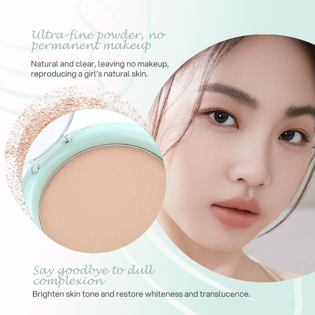 Ashley Shine Face Powder Cake Oil Control Powder Matte Long lasting 8g ...