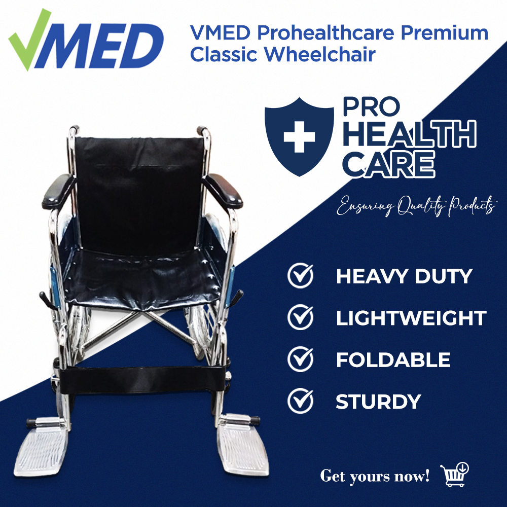 VMED Prohealthcare Premium Classic Wheelchair | Shopee Philippines