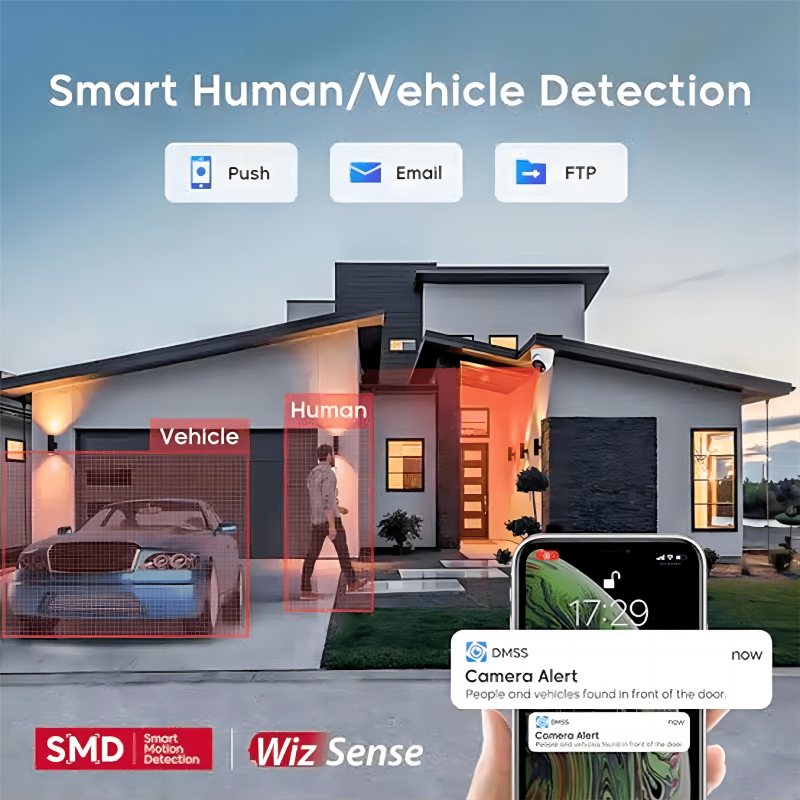 Dahua 2MP 4MP Entry Smart Dual Light Fixed-focal Eyeball Network Camera ...