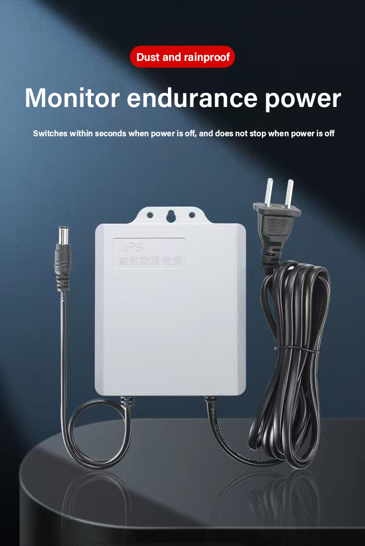 V380 12V 1.5A Mini UPS WiFi Router Modem CCTV Backup Battery Built-in ...