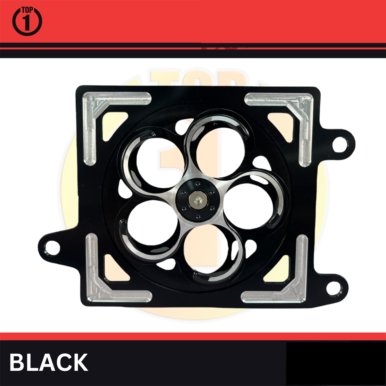 Top1 Motors Full CNC Radiator Cover Round Spinner Fan For CLICK 150 and ...