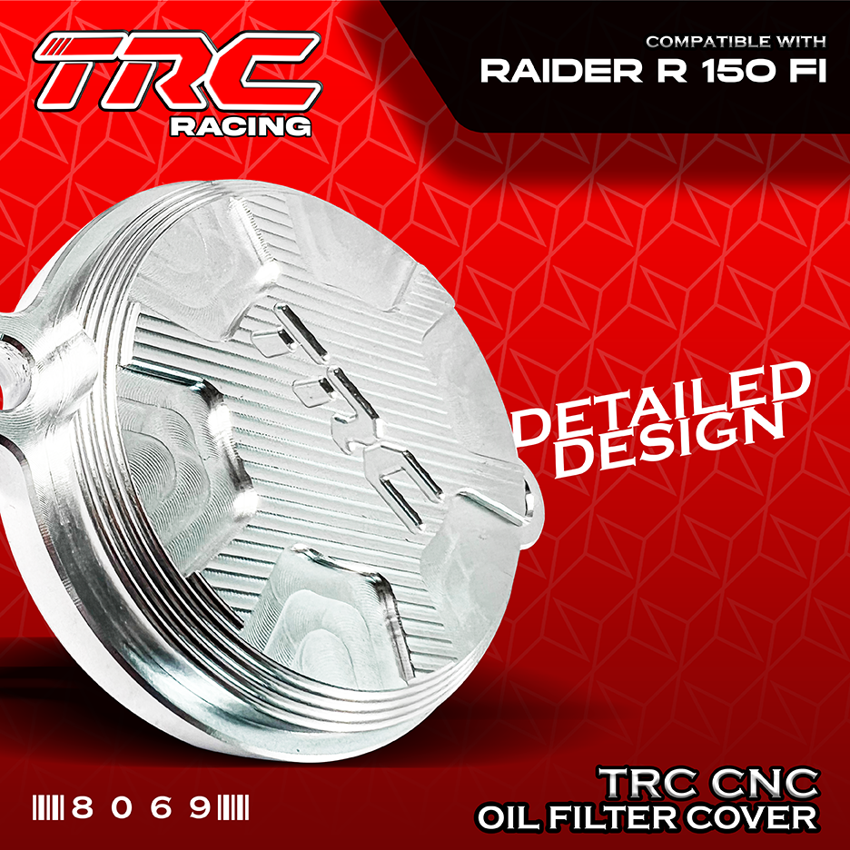 TRC Racing RAIDER R150 FI CNC OIL FILTER COVER 8069 | Shopee Philippines