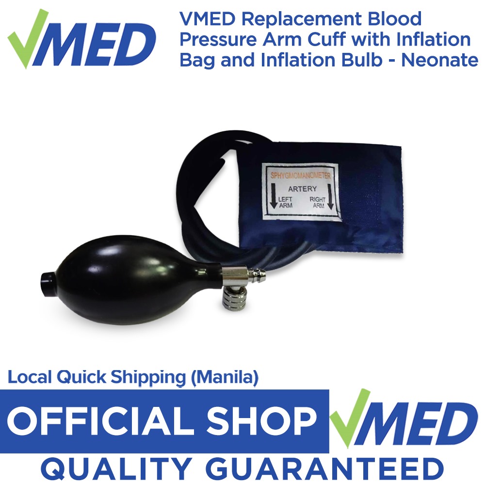 VMED Replacement Blood Pressure Arm Cuff with Inflation Bag and ...