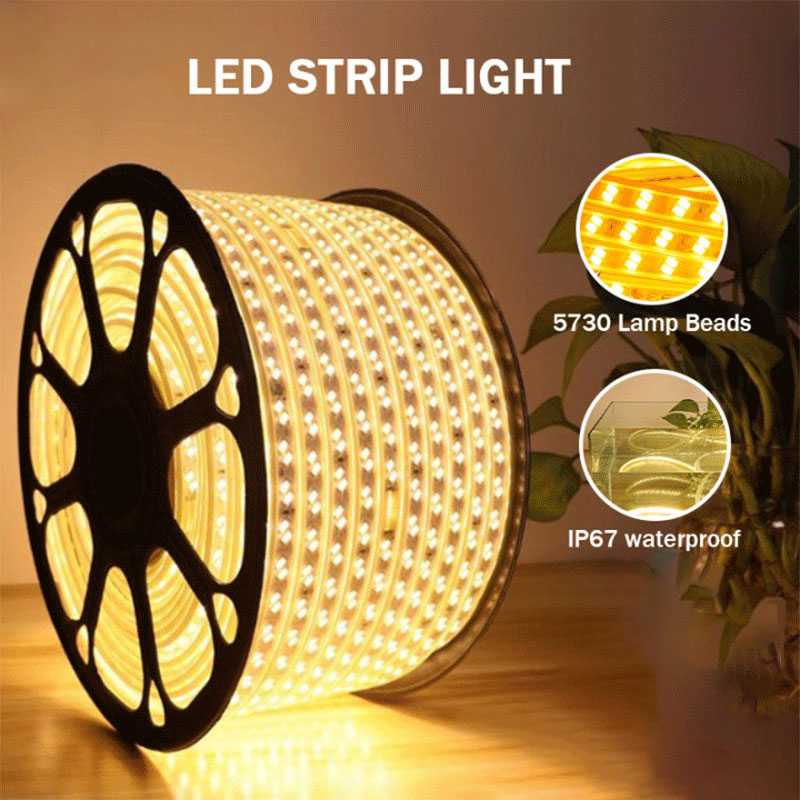 Led Lights 220v Led Strip Light Indoor&Outdoor Waterproof Heavy Duty ...