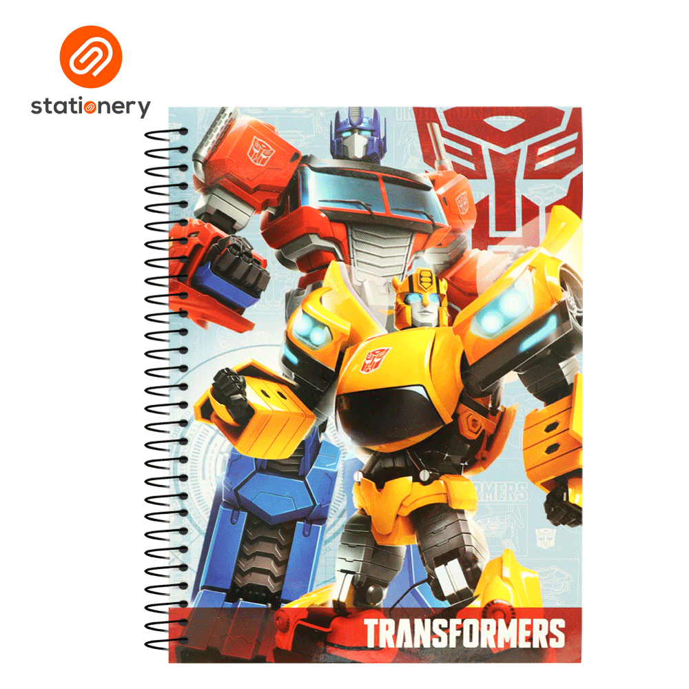 Transformers Spiral Notebook 80lvs Pack of 7 | Shopee Philippines