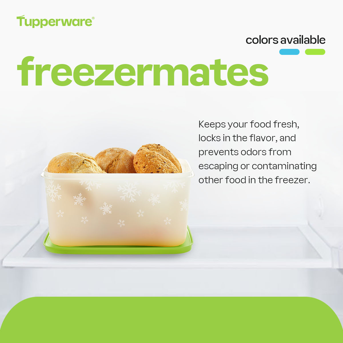 Tupperware Freezermates Plus Medium High 2.5L [Food Keeper] [Freezer ...