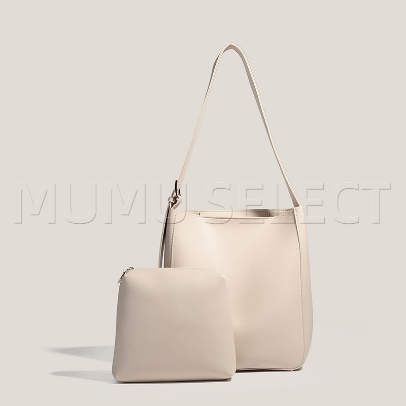 【High-End Mumu】 M321 Japanese Quality Leather 2in1 Simple Plain ...